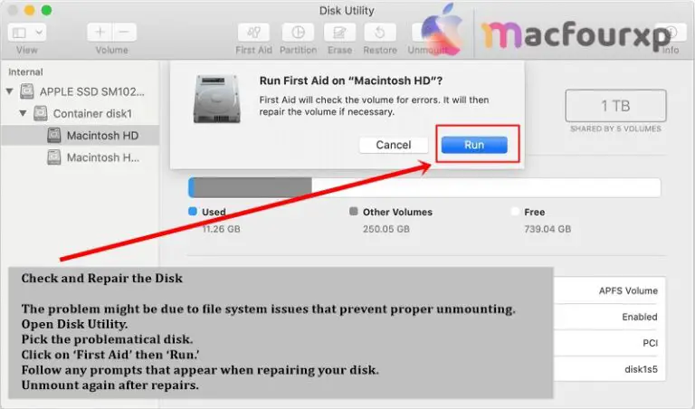 Fixed : 'Could Not Unmount Disk 69888' Error (7 Method)