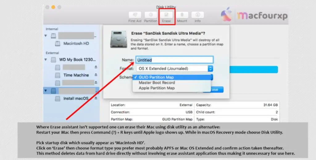 (6 Solution) To Fix “Erase Assistant Is Not Supported On This Mac”