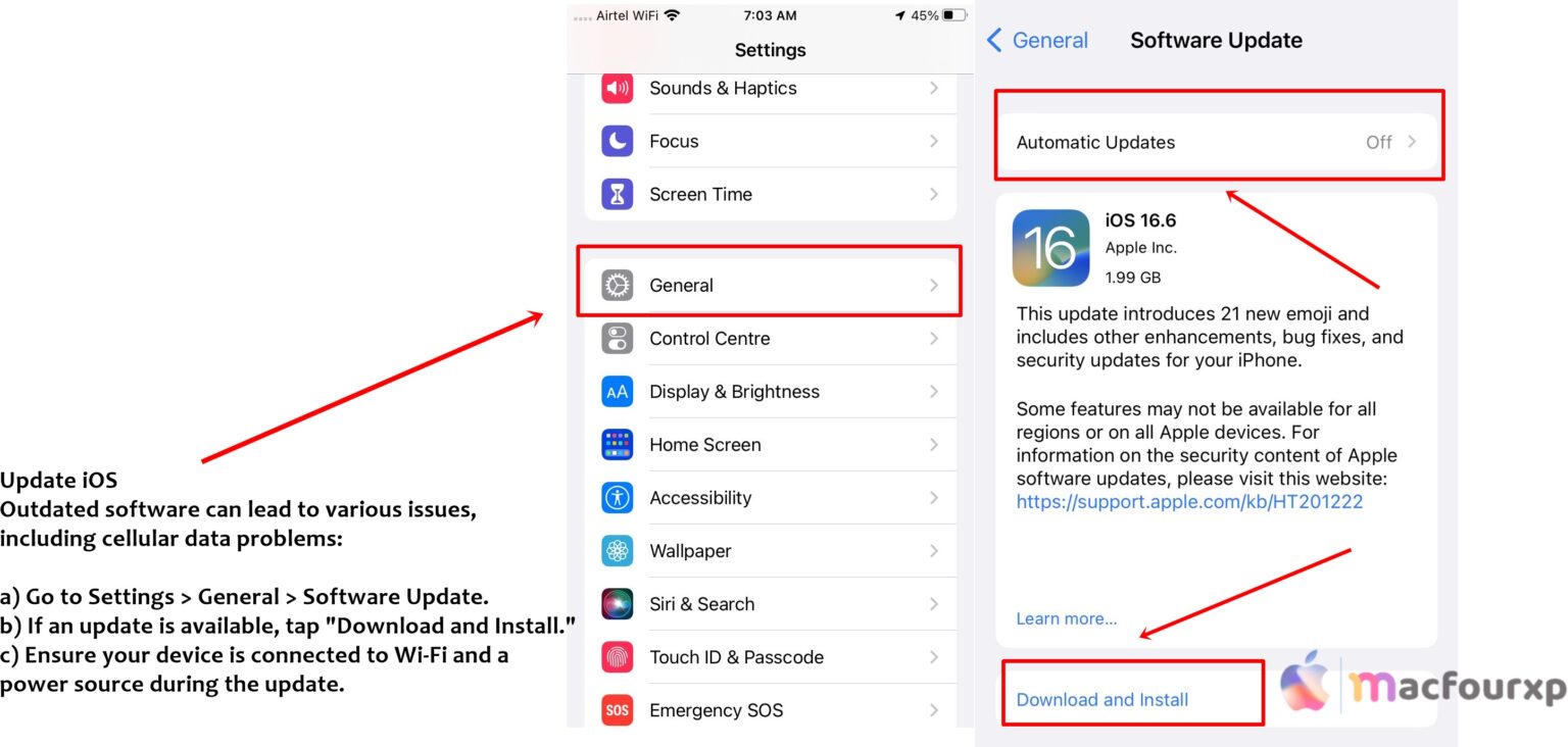 (7 Ways To Fix) Cellular Data Not Working On IPhone/iPad