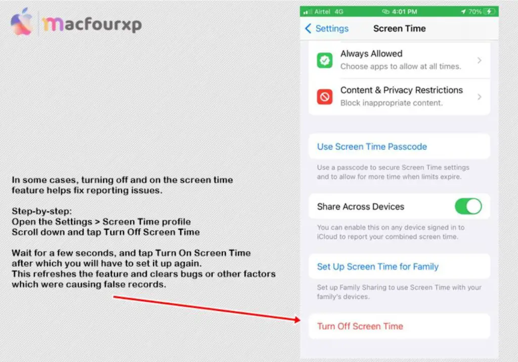 6 Proven Ways To Fix Screen Time Not Accurate On IPhone/iPad